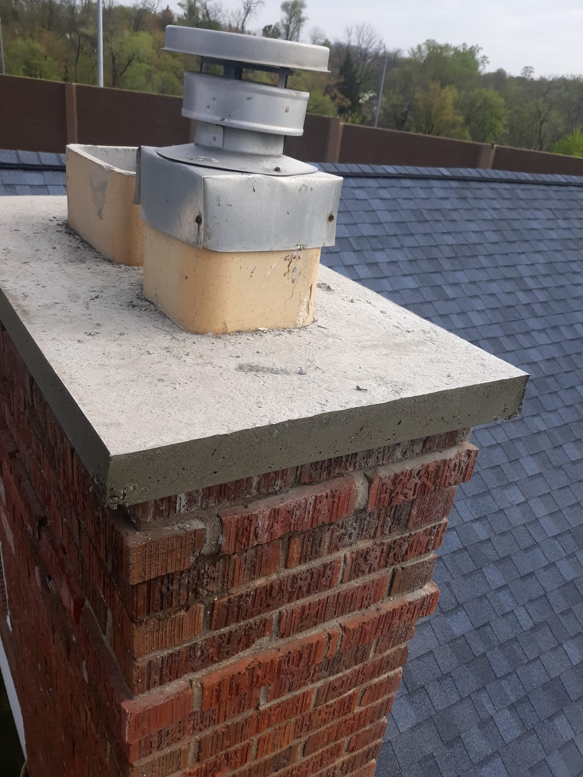 Replace Concrete Base For Chimney Crown 4/28/20 - Masters Chimney & Hearth